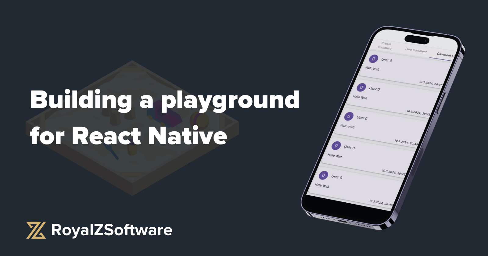 Building a playground for React Native - RoyalZSoftware